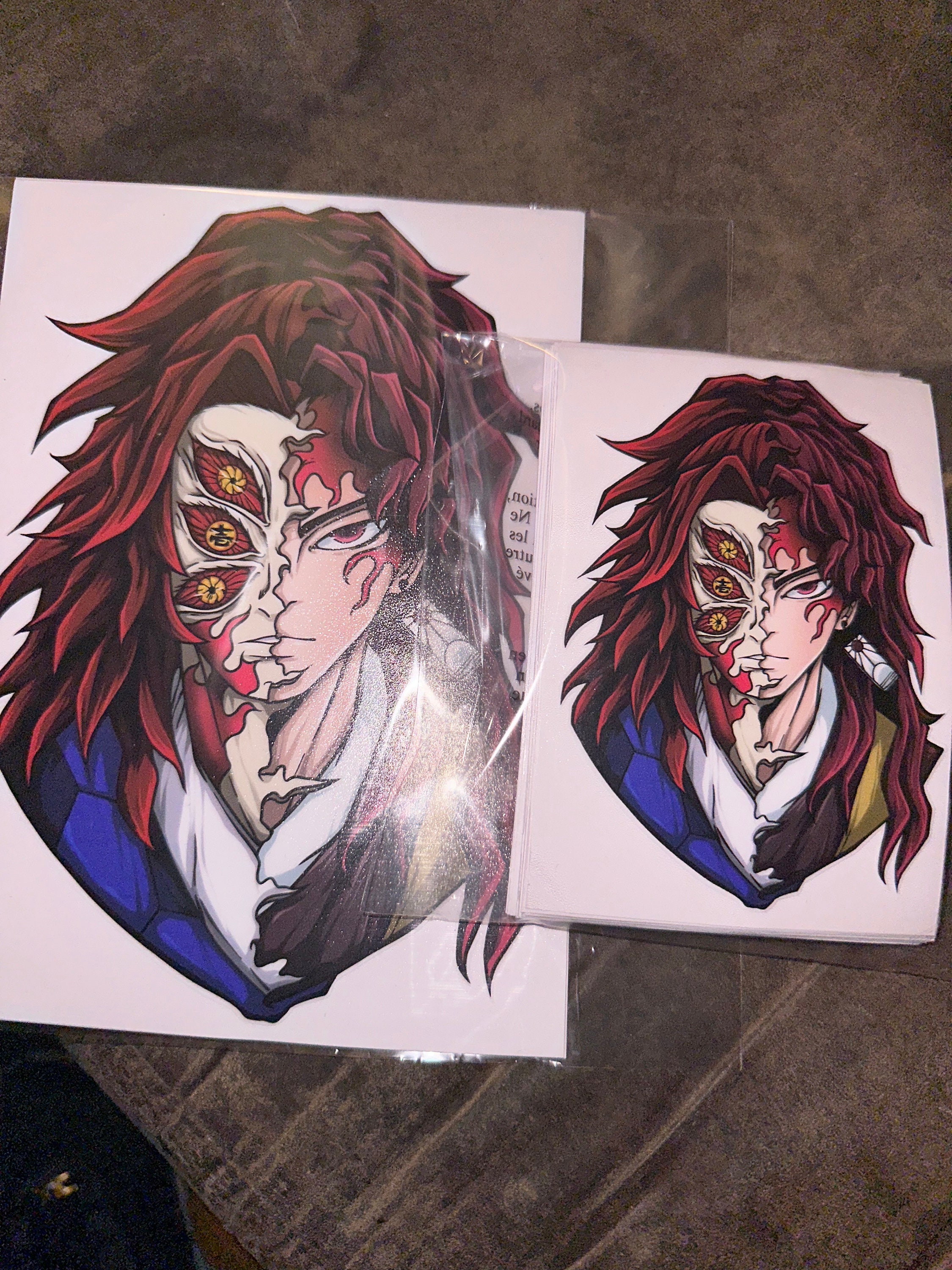 Duality : Kokushibo and Yoriichi Demon Slayer Vinyl Sticker 5x4 Inch ...