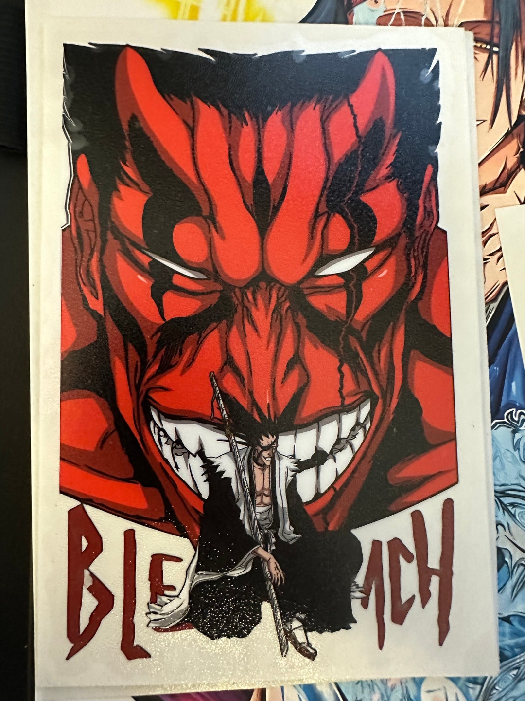 Kenpachi Zaraki Bankai Vinyl Sticker - Etsy
