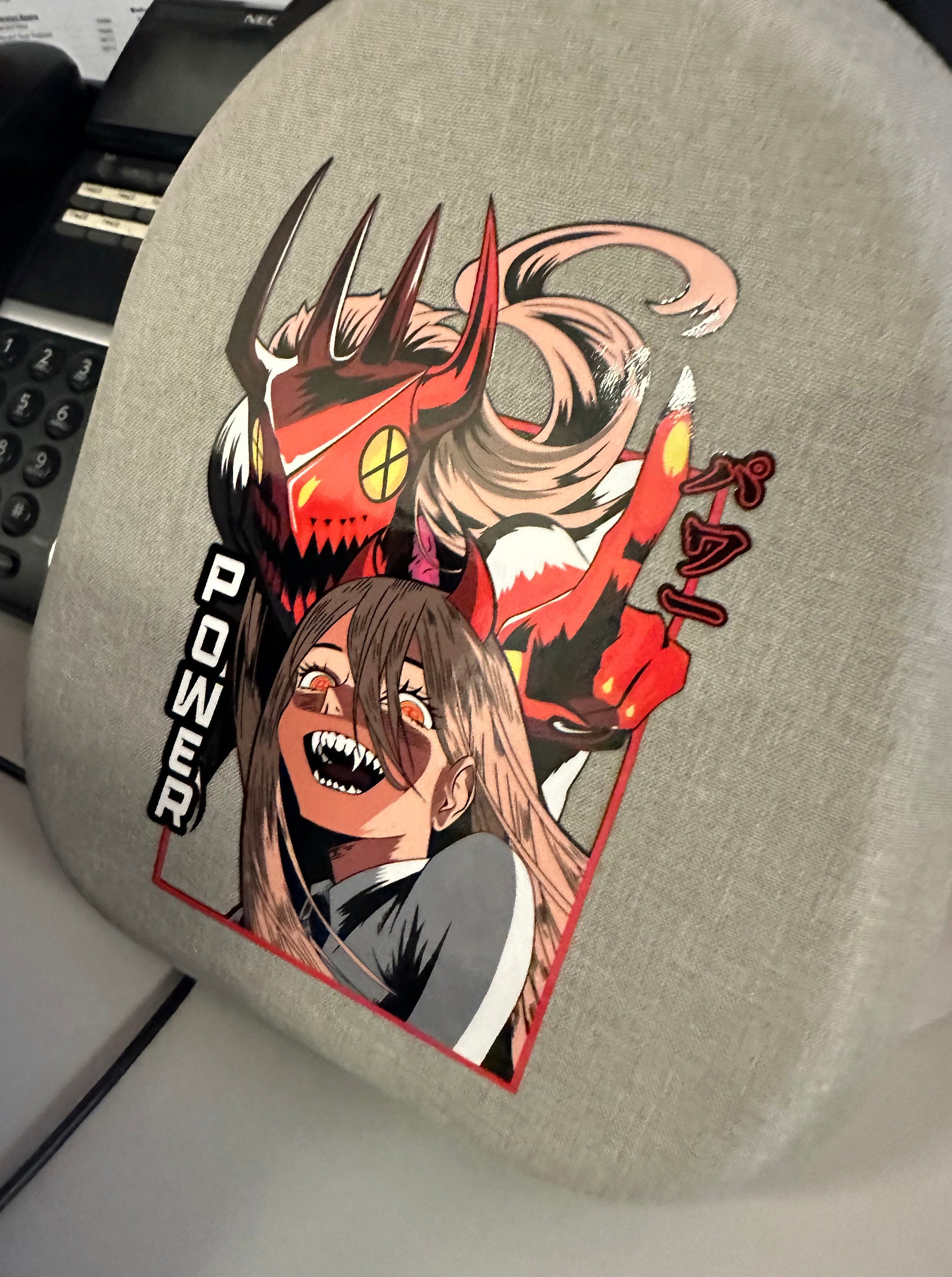 Power Hammer Devil Aura (chainsaw Man) Vinyl Sticker - Etsy