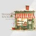 Cozy Watercolor Christmas Bakery Storefront Clipart - Winter Scenes ...