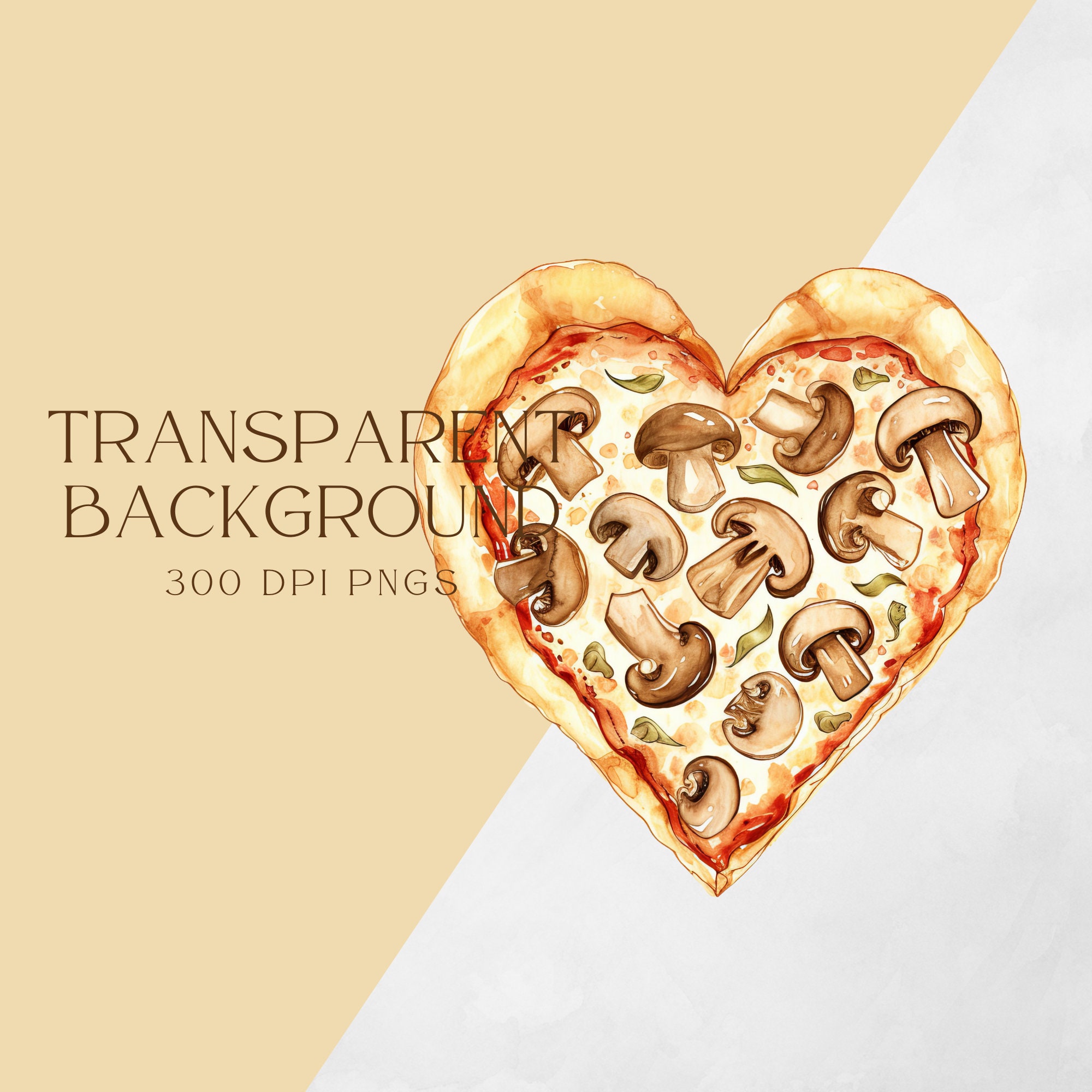 Valentines Heart Pizza Clipart, Valentines Clipart, Transparent PNG ...