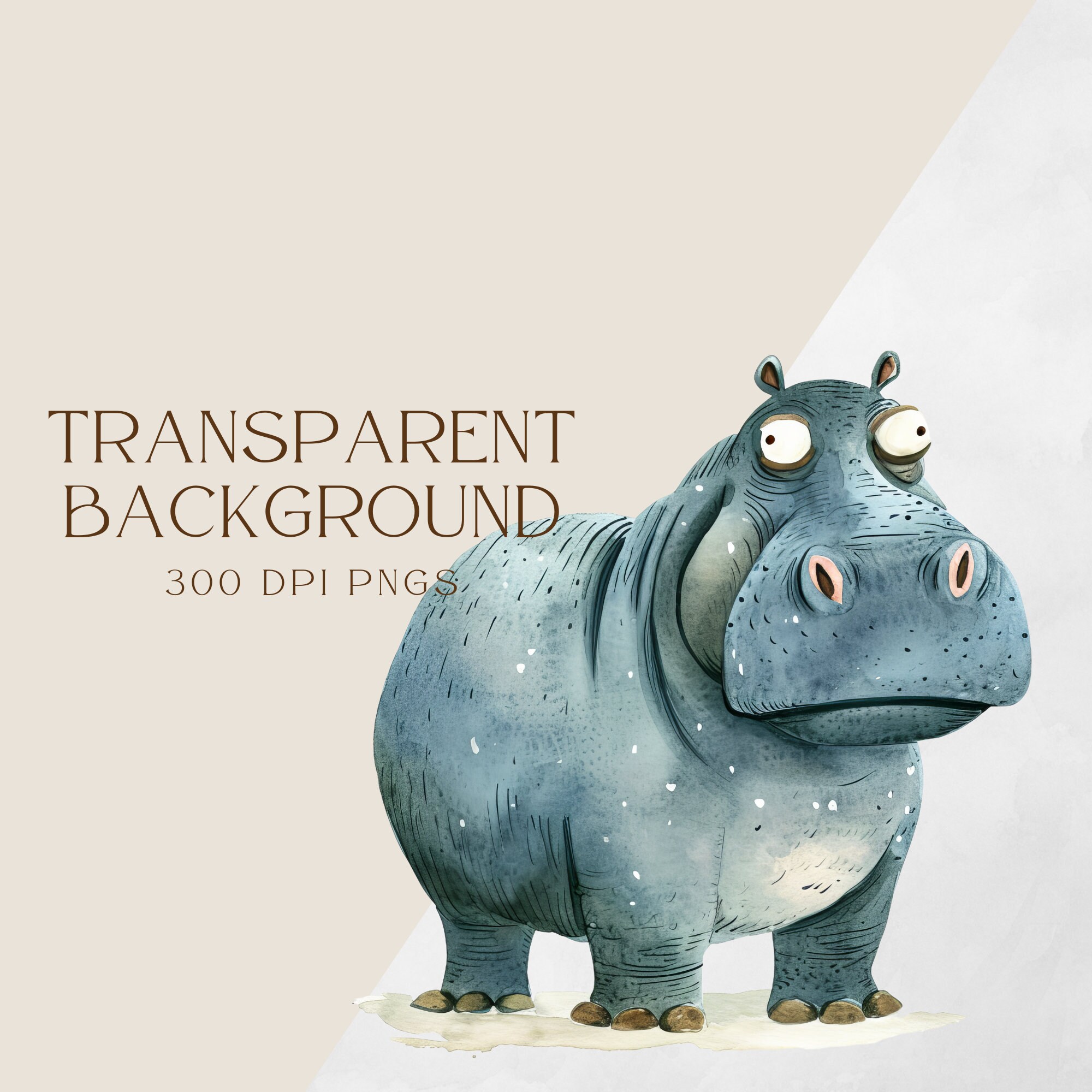 Commercial Use | Quirky Safari Animal Clipart Illustrations | Whimsical ...