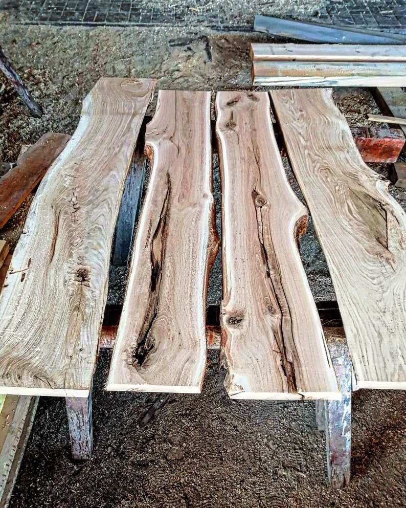 European Oak Wood Live Edge Slabs - Etsy