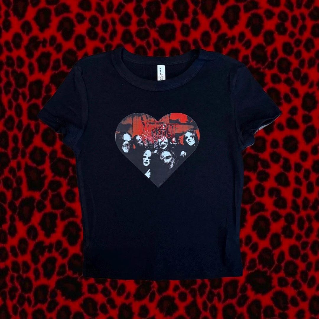 Slipknot Heart Babydoll Tee - Etsy