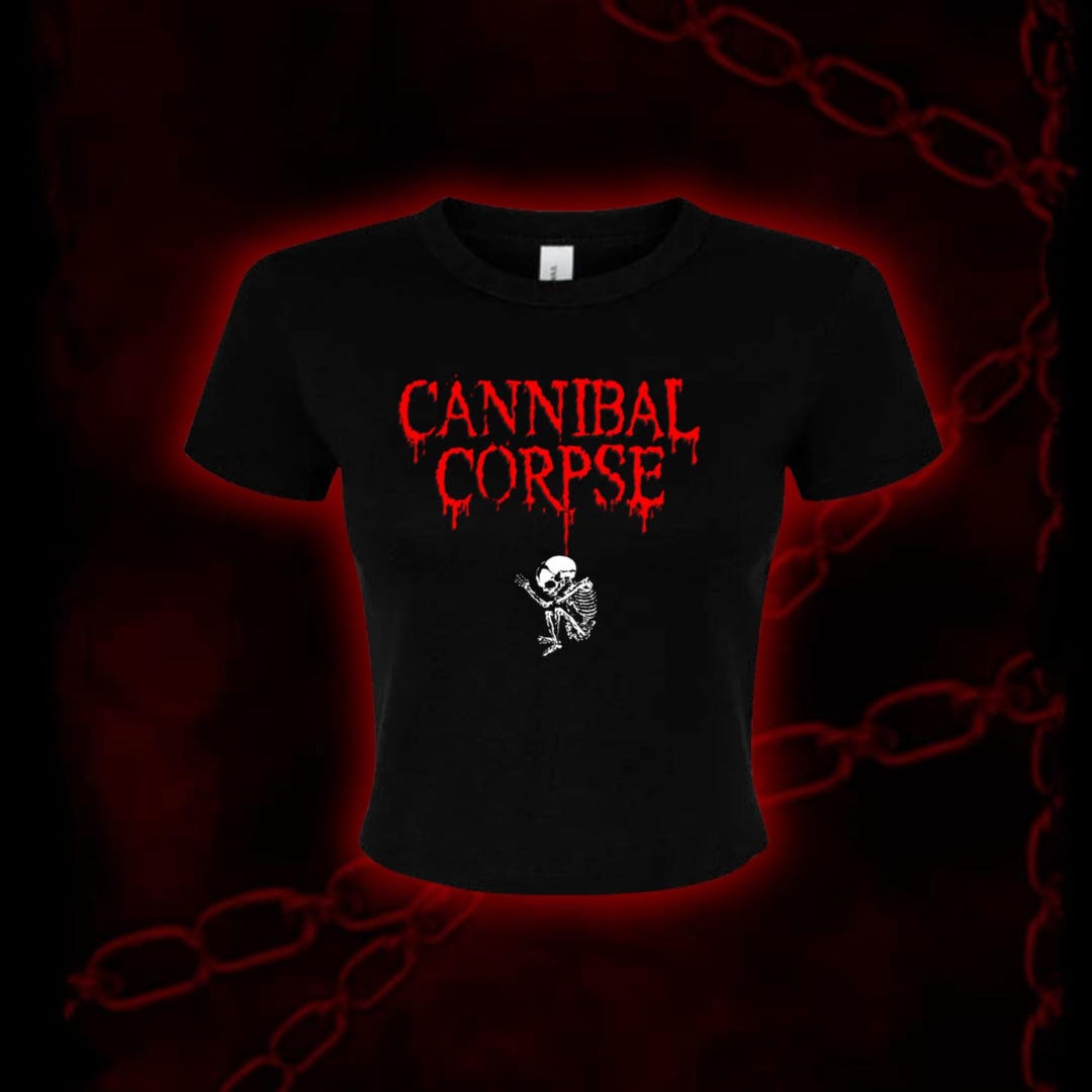 Cannibal Corpse Glitter Babydoll Tee - Etsy
