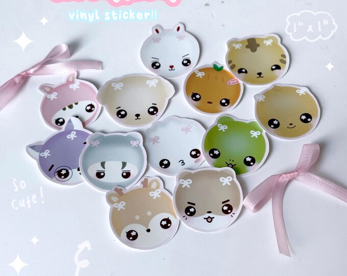 SEVENTEEN Kpop Vinyl Stickers | Cute Aesthetic MINITEEN SEVENTEEN Merch ...