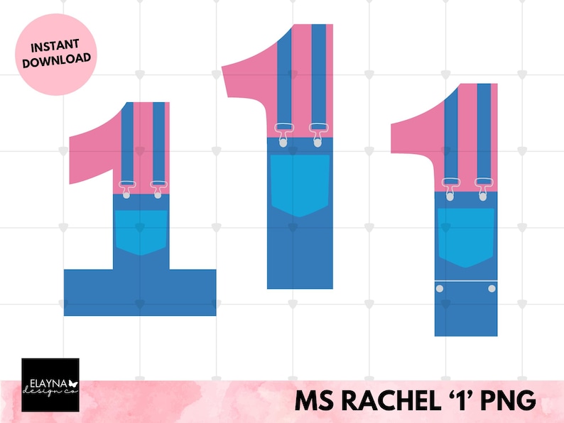 Ms Rachel Number One PNG: Birthday Party Decor (digital Download) - Etsy