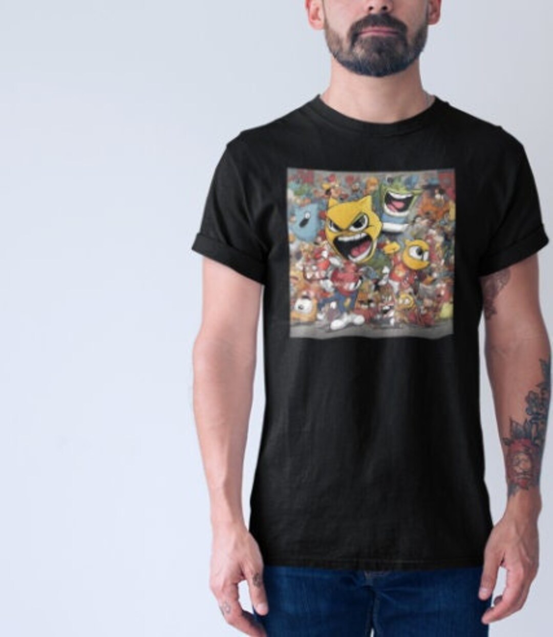 Cartoons Animation Shirt Cartoon Characters Shirt Animated - Etsy