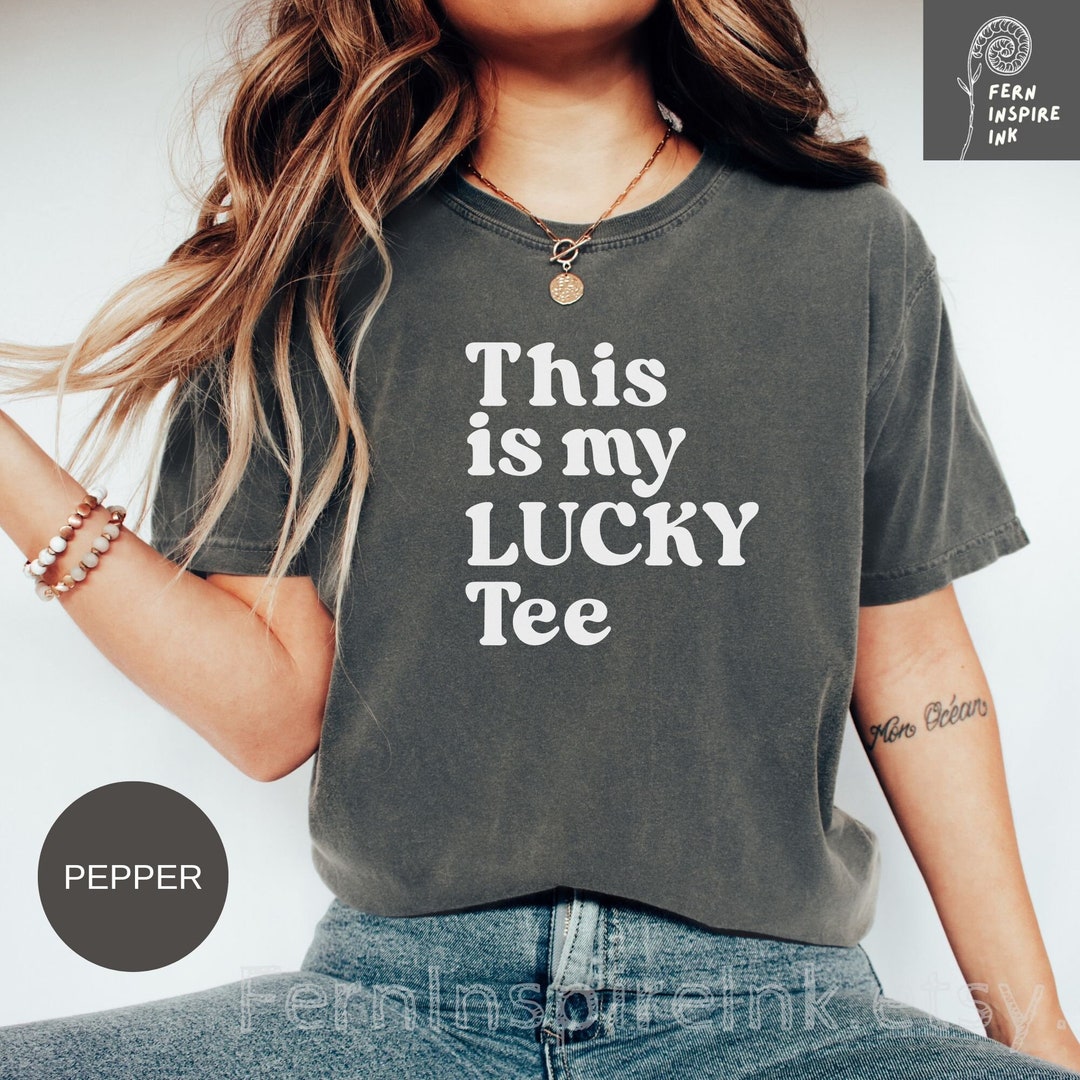 My Lucky Tee: Comfort Colors Unisex Shirt - Etsy