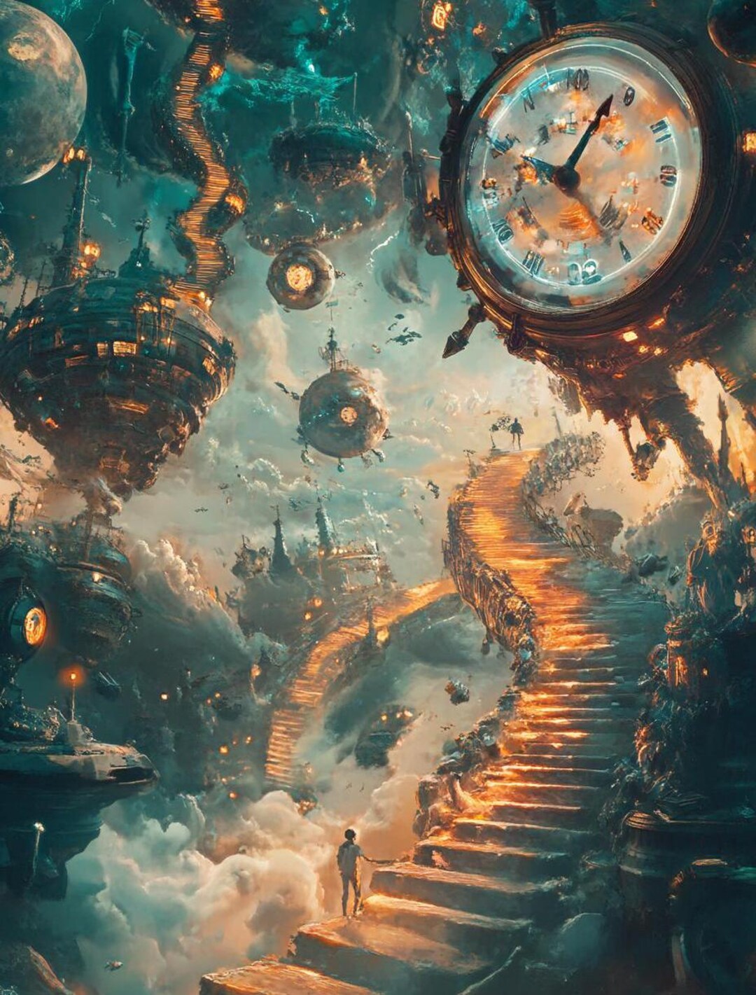 Surreal Fantasy Digital Art Swirling Thoughts of OCD Dreamlike ...
