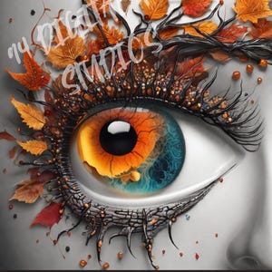 Surreal Fall Art Digital Images Digital Download for Home Decor-wall ...