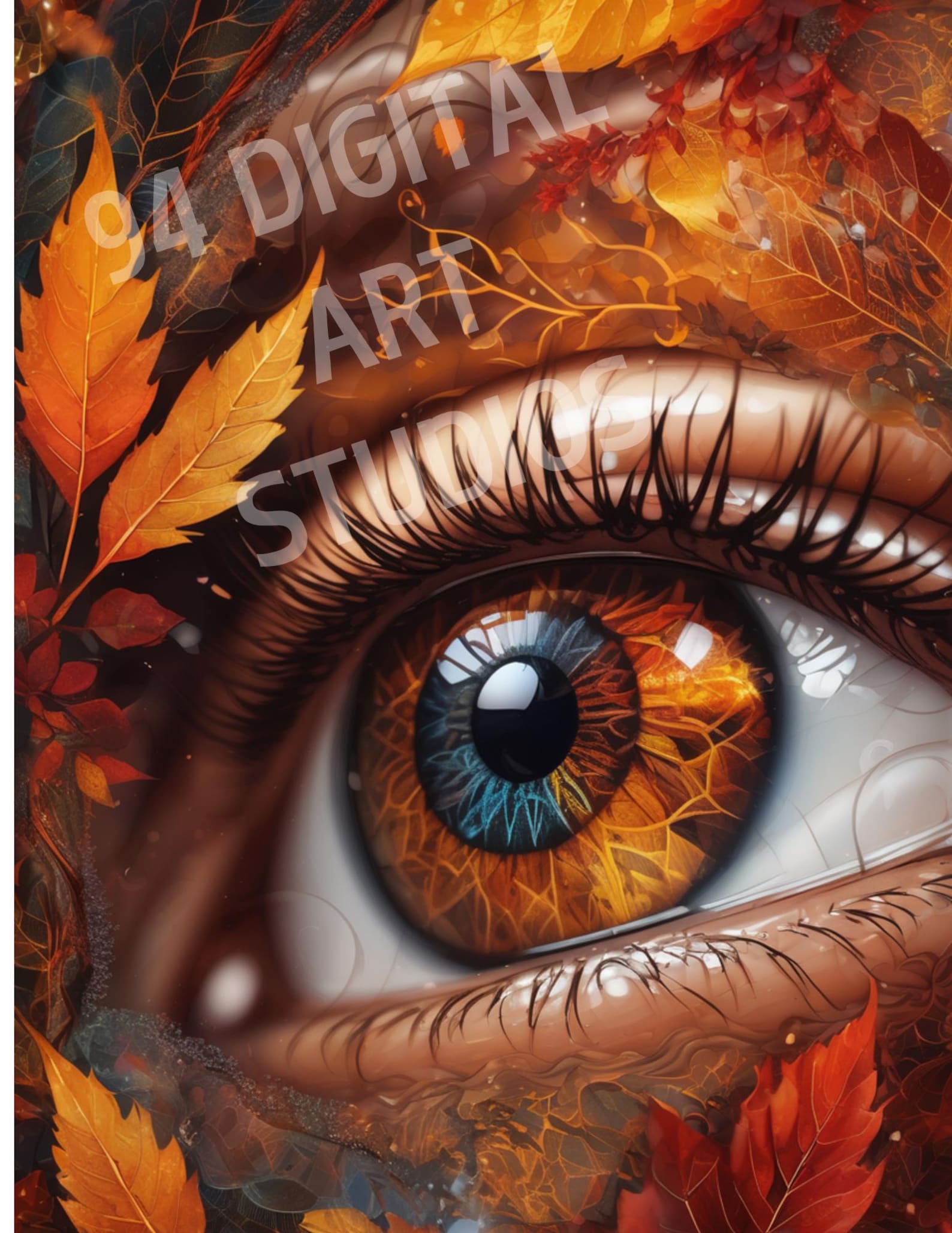 Psychedelic Eye Art Digital Download – Surreal Fantasy Vision With ...