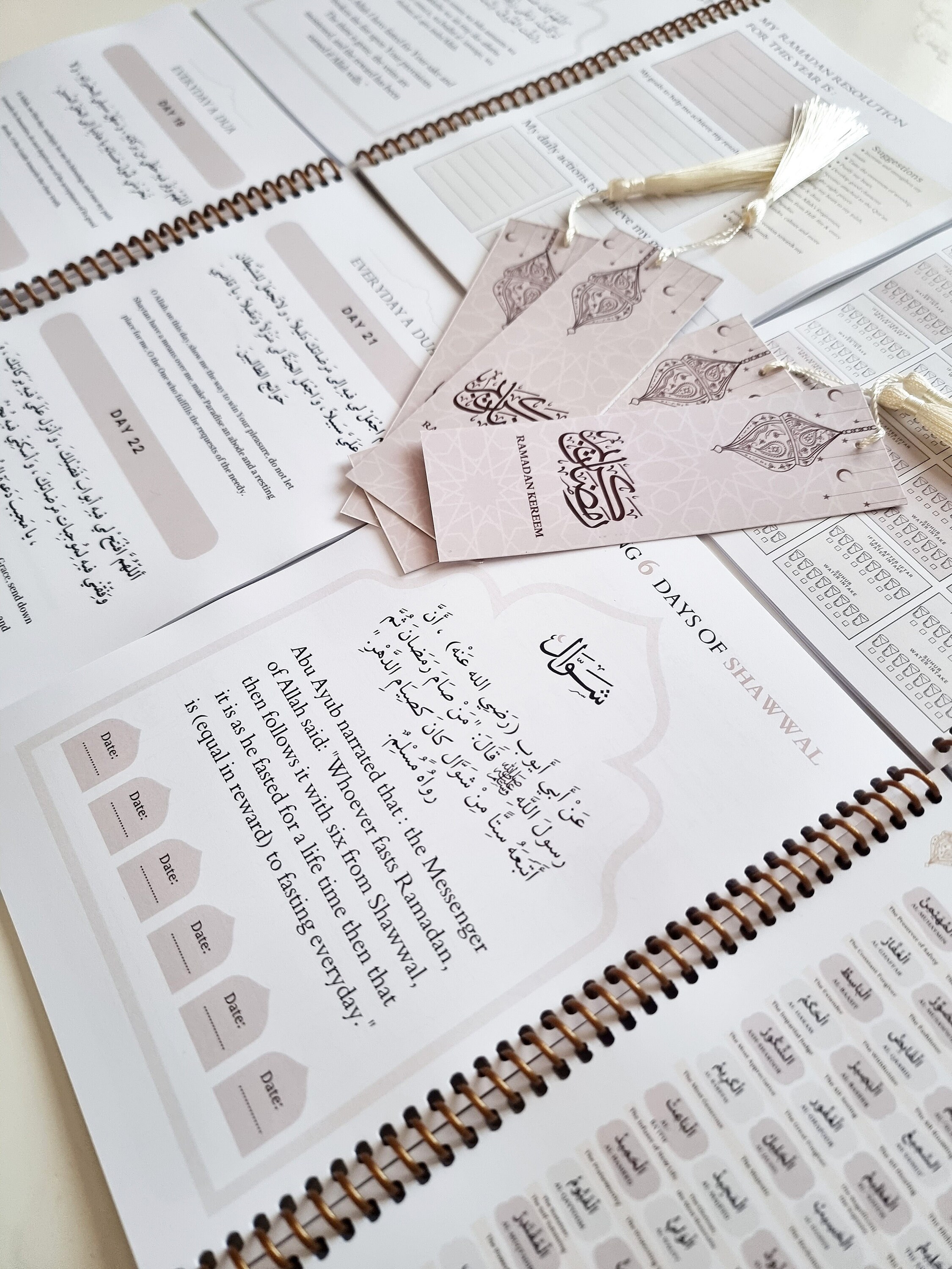 Ramadan Journal Planner A5, Salah Fasting Tracker Good Deeds Challenge ...