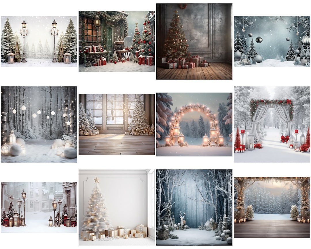 32 Christmas Background for Photographers / Digital Backgrounds ...