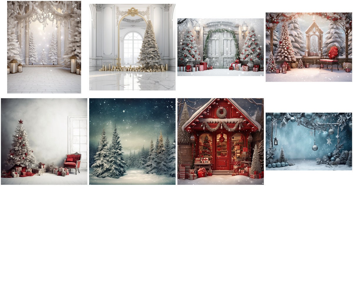 32 Christmas Background for Photographers / Digital Backgrounds ...