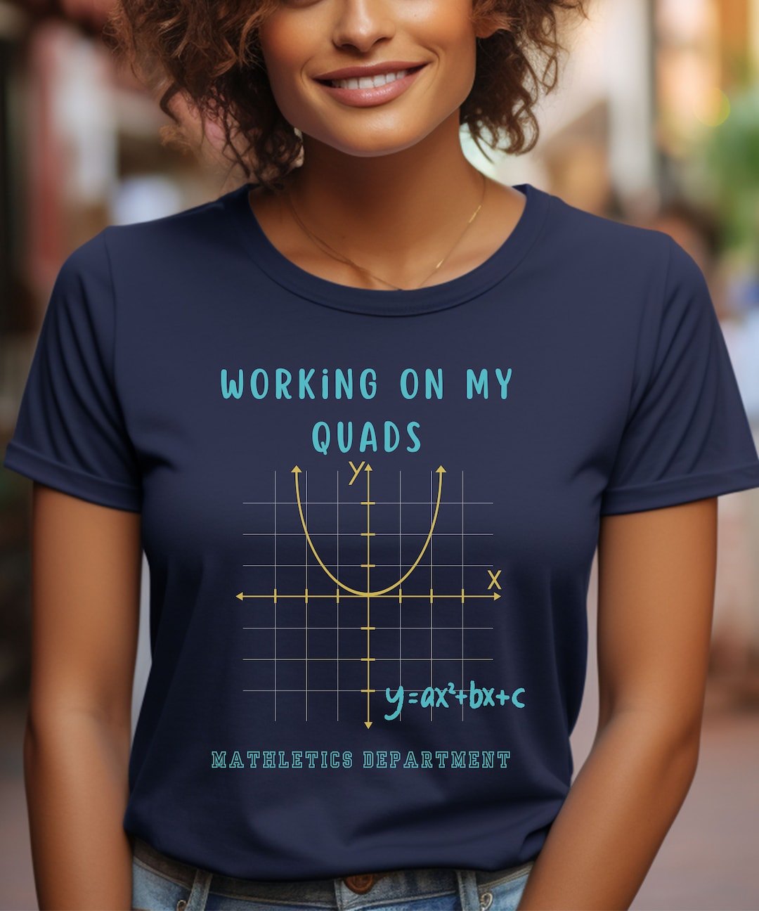 Mathletics Working on My Quads, Funny Algebra Shirt, High School Math ...