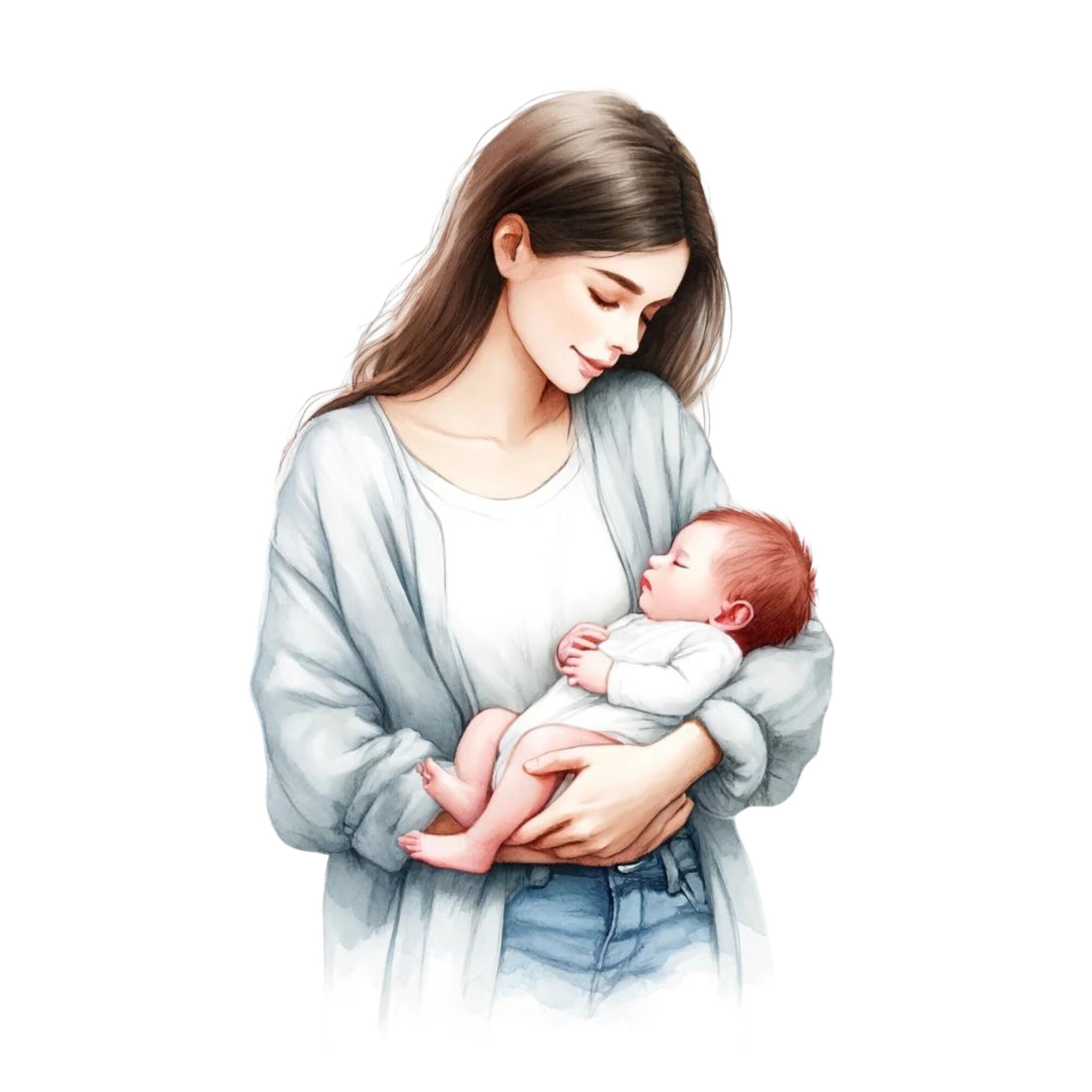 Mother's Day Clipart Collection Cute Hand-drawn Digital Clip Art for ...