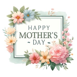Mother's Day Clipart Collection - Cute Hand-drawn Digital Clip Art for ...