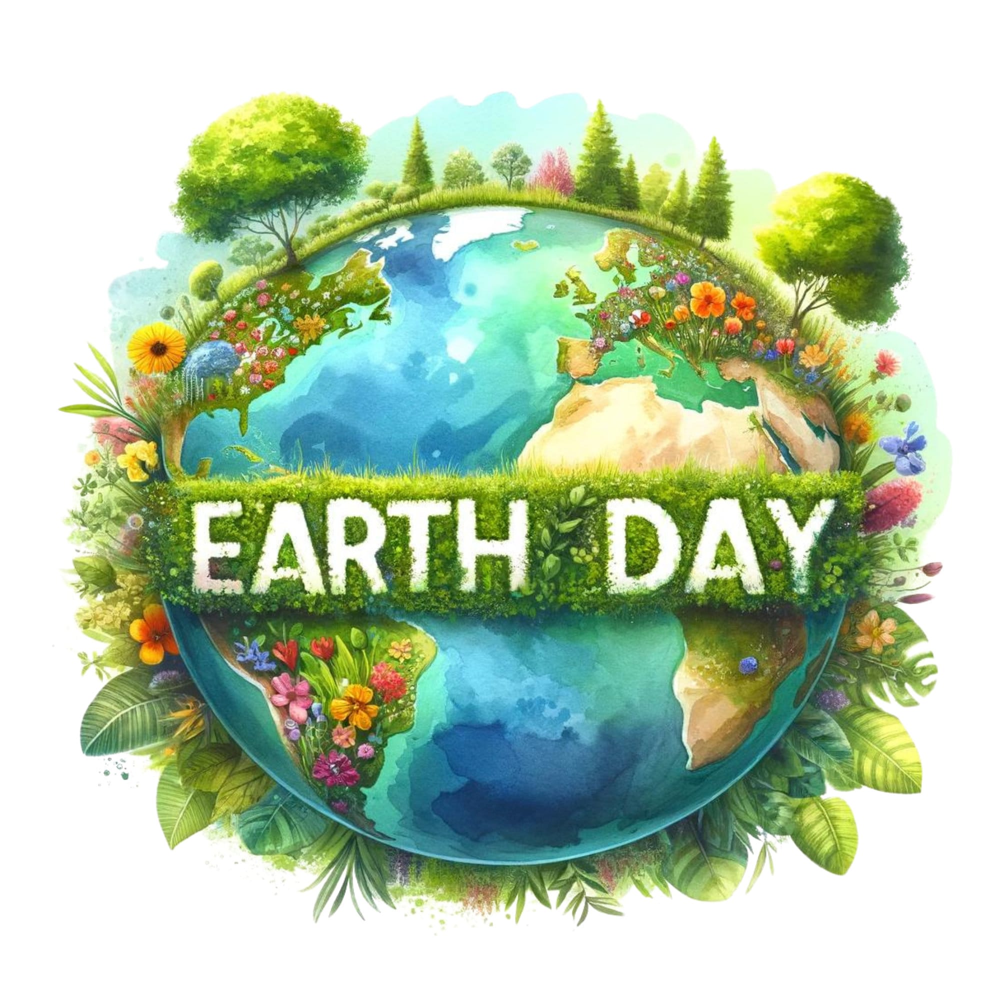 Earth Day Clipart Collection - Eco-friendly Digital Graphics, Green ...