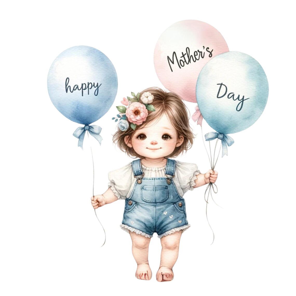 Mother's Day Clipart Collection Cute Hand-drawn Digital Clip Art for ...