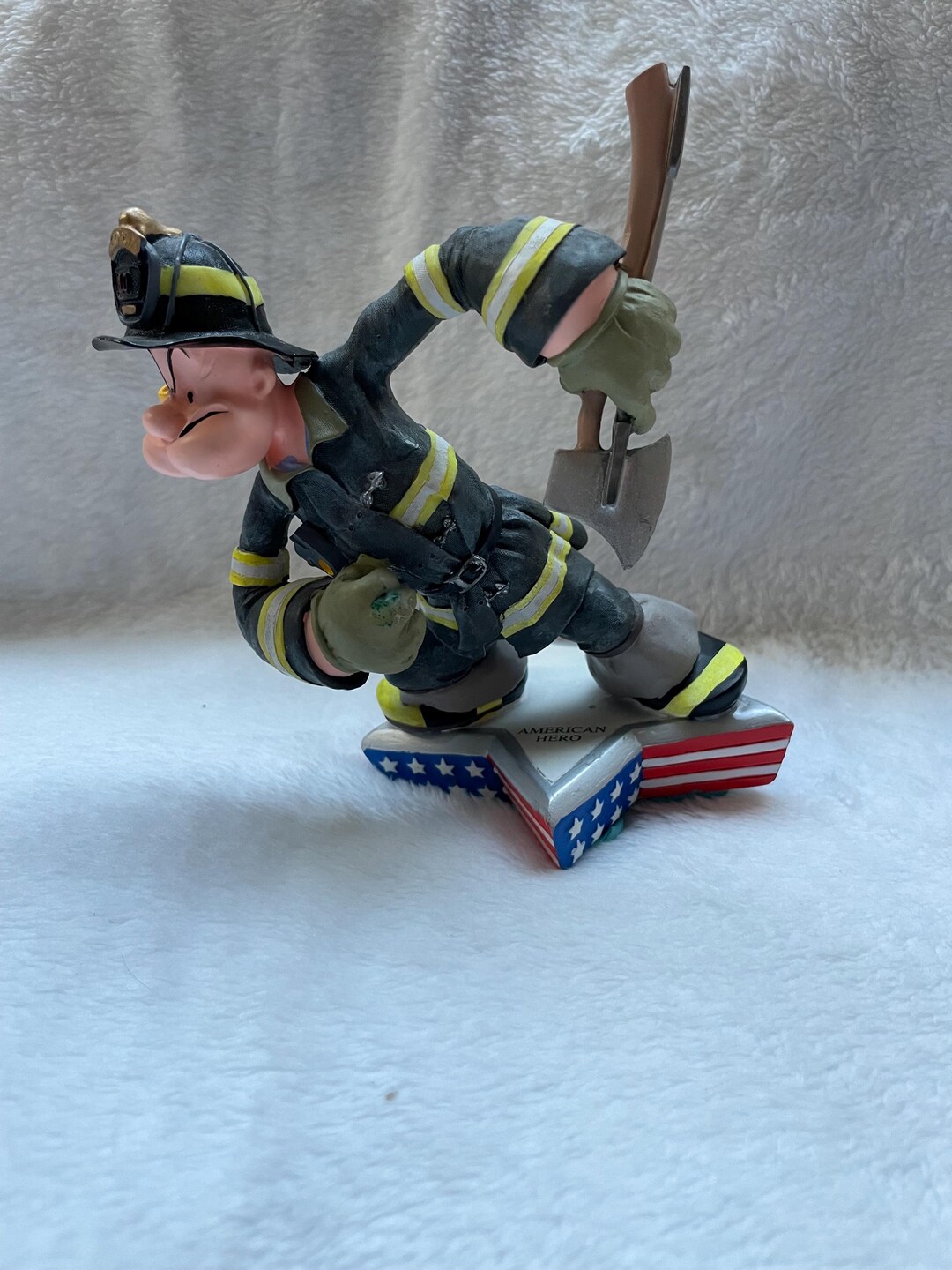 Popeye Premier Edition Fireman Figurine Ltd Edition Vintage - Etsy