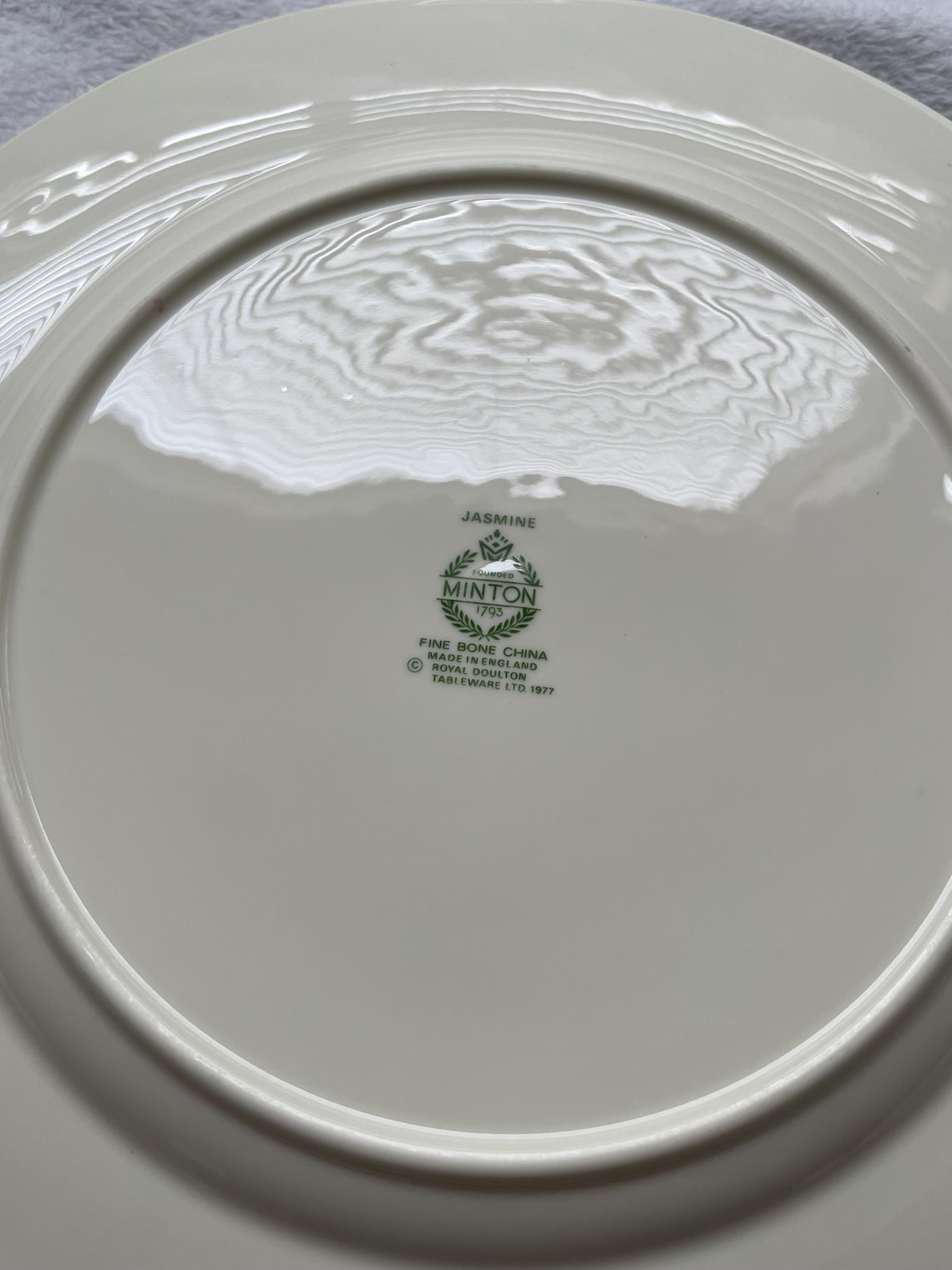 Set of 4 Minton Fine Bone China "jasmine" Dinner Plates Made in England ...