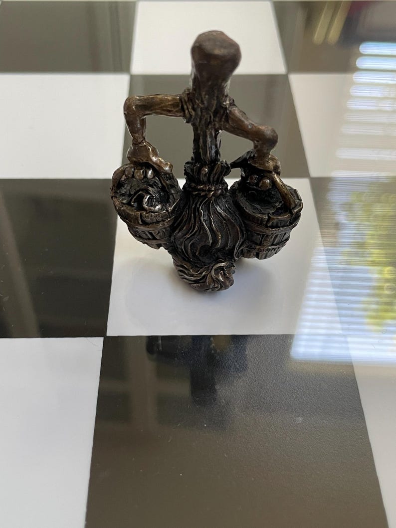 Vtg Walt Disney Fantasia Chess Set - Pewter Pieces - #1431 of 1500 ...