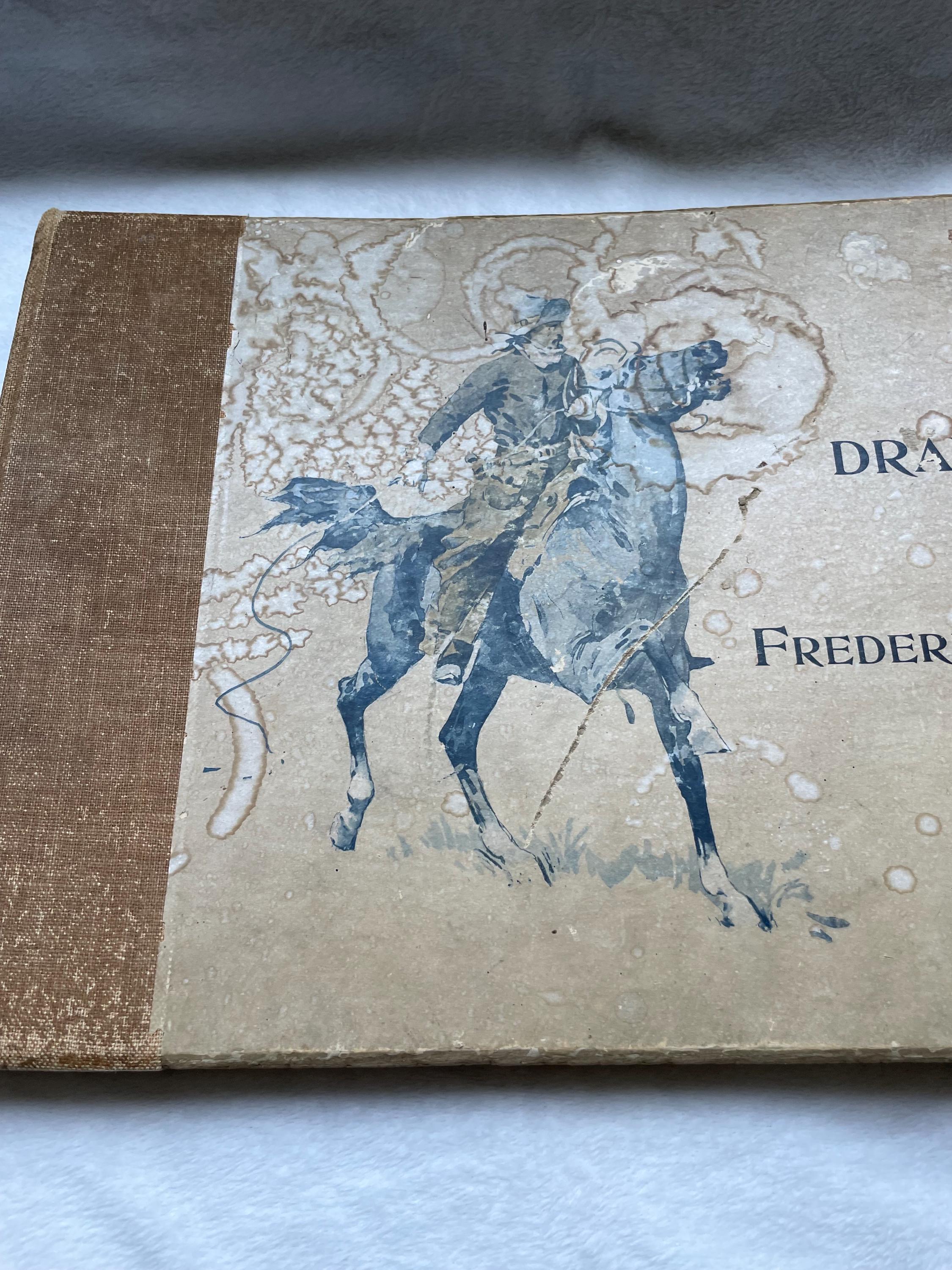 Antique "drawings by Frederic Remington" Hardback Book 1898 - Etsy