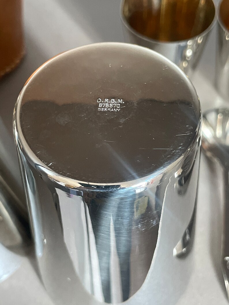 Vintage Original Germany Cocktail Shaker Set 1920s D.R.G.M - Etsy