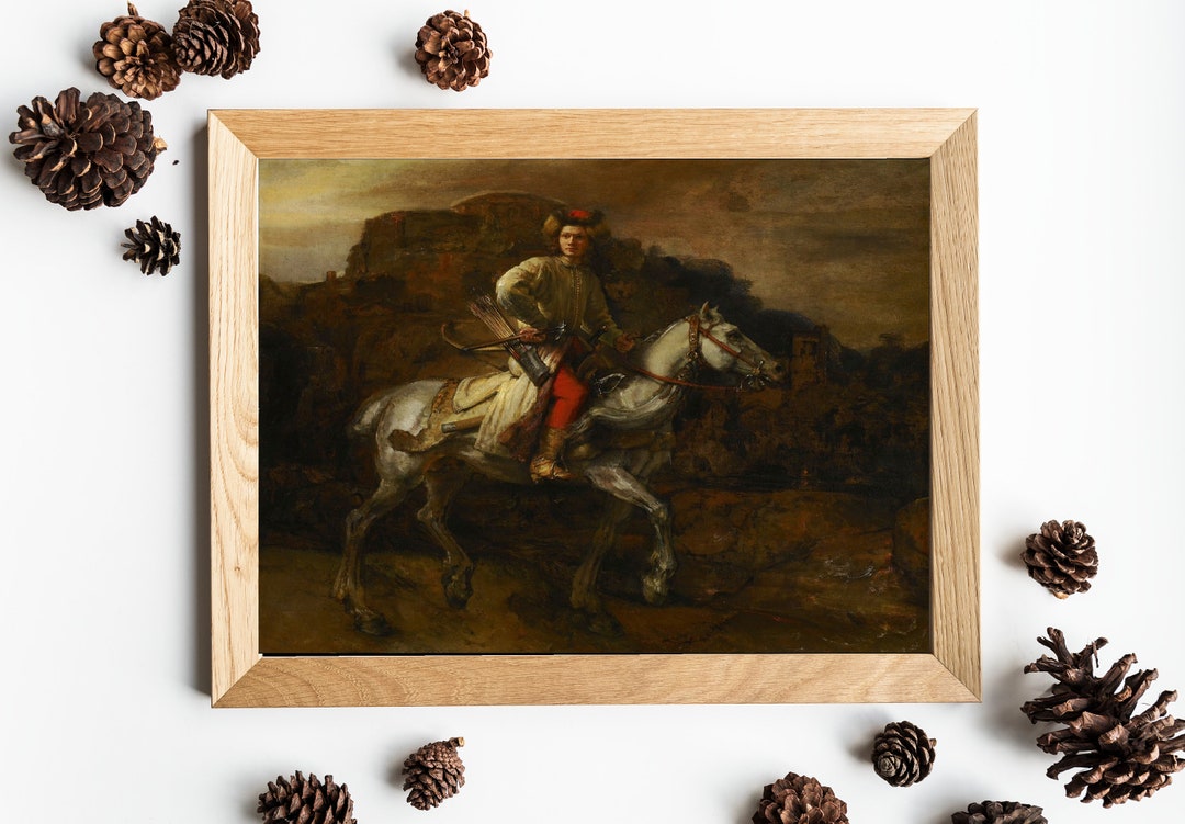 The Polish Rider, Rembrandt Van Rijn, Poster Print Large, Fine Art Home ...