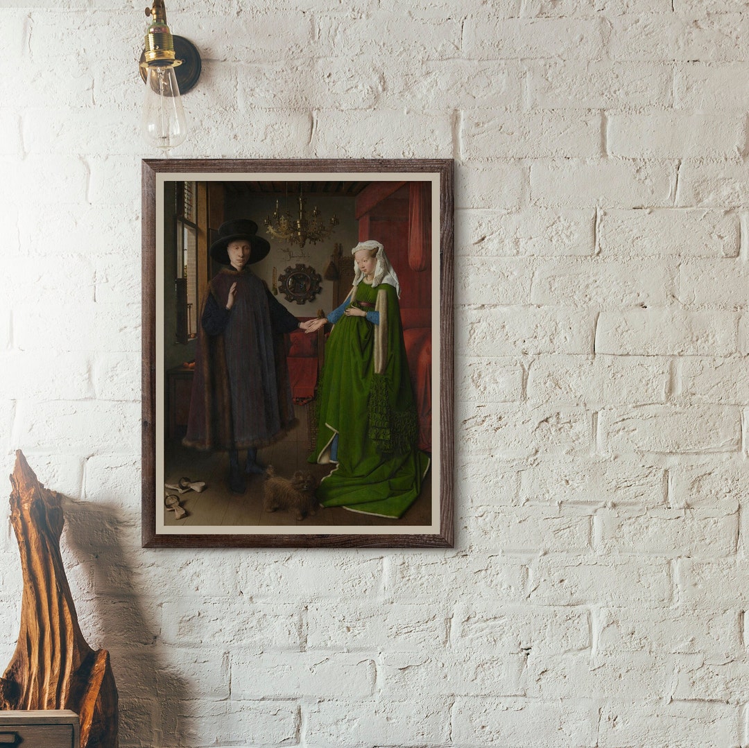 Arnolfini Portrait, Jan Van Eyck, Poster Print Large, Fine Art Home ...