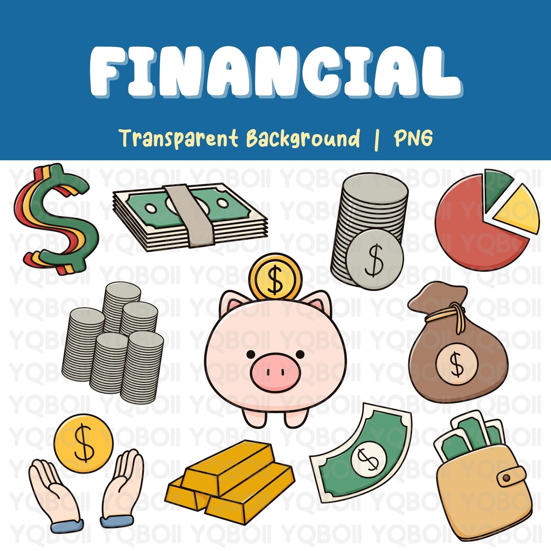 Financial Clipart | Saving Money Clipart | Money PNG | Transparent ...