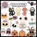 Spooky Cute Halloween Clipart, Hand-drawn Spooky Clipart | Transparent ...