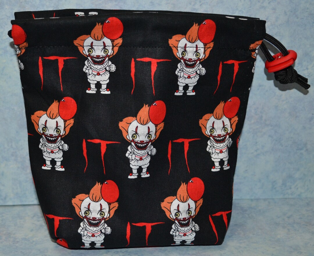 Evil Clown Monster Cloth Drawstring Bag Made With Licensed It Fabric--4 ...