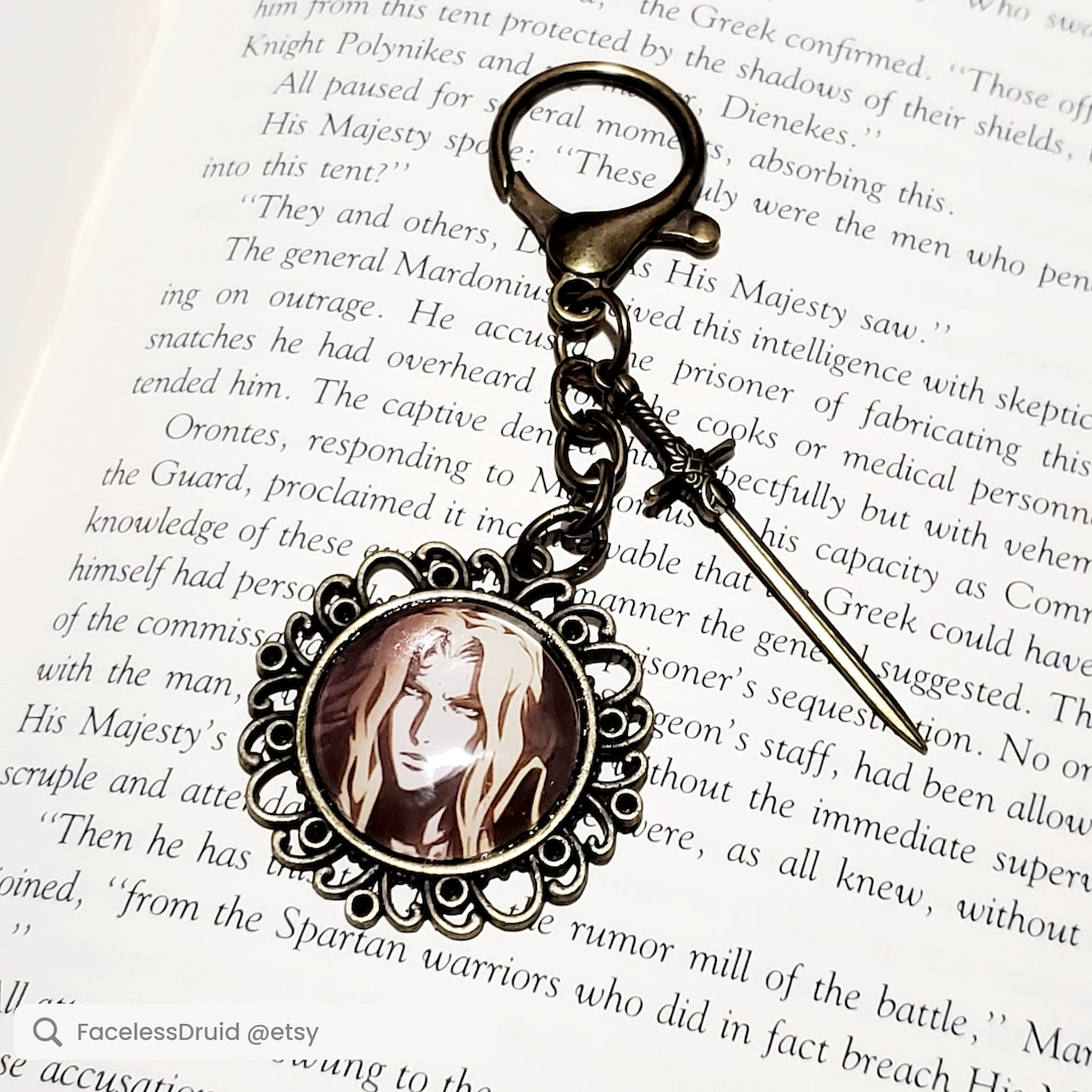 Castlevania Alucard Bronze Keychain - Etsy