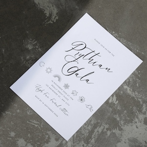 ACOTAR DINNER INVITE | Prythian Gala | Acotar Invitation | Night Court ...