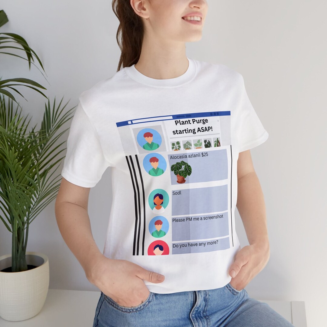 Social Media Plant Purge Shirt, Houseplant Purge, Plant Sale, Purge T ...