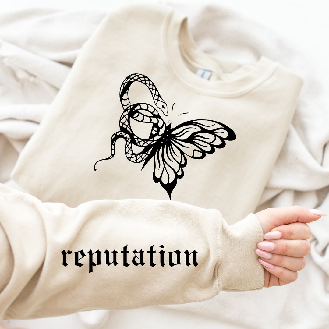 Reputation Snake Sweatshirt, Taylor Swiftie Merch Shirt Rep Sweatshirt ...