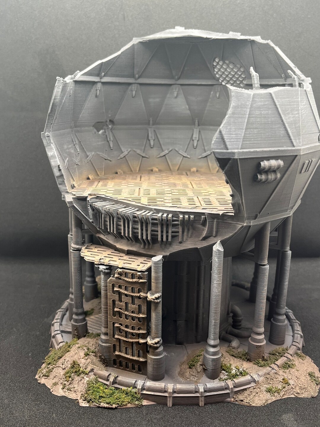 Distant Outpost Watchtower Crashed Star Ship Legion Terrain - Etsy
