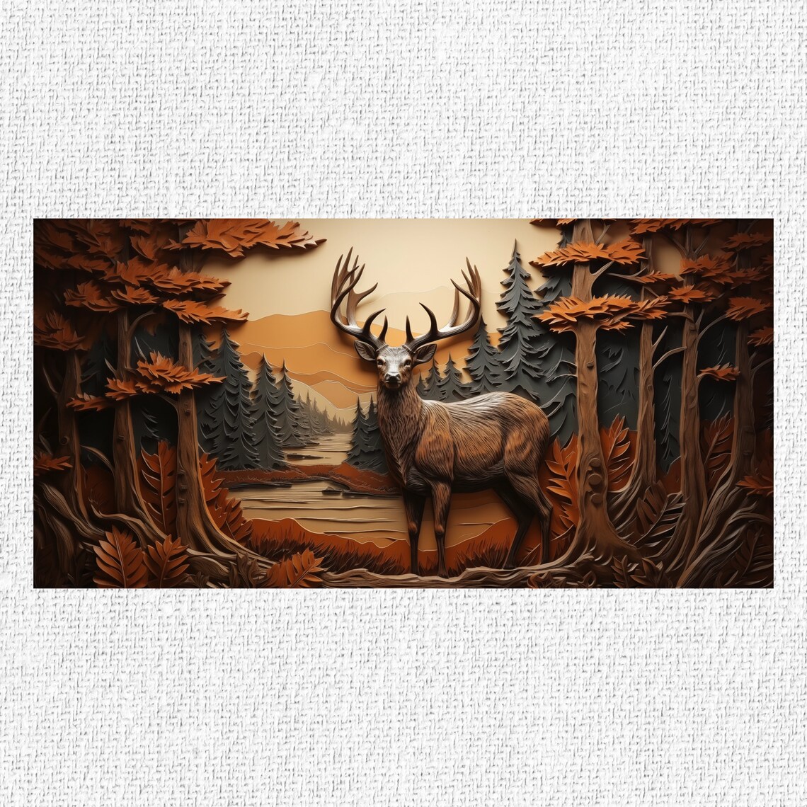 Leather Deer License Plate PNG, Rustic Leather Deer License Plate ...