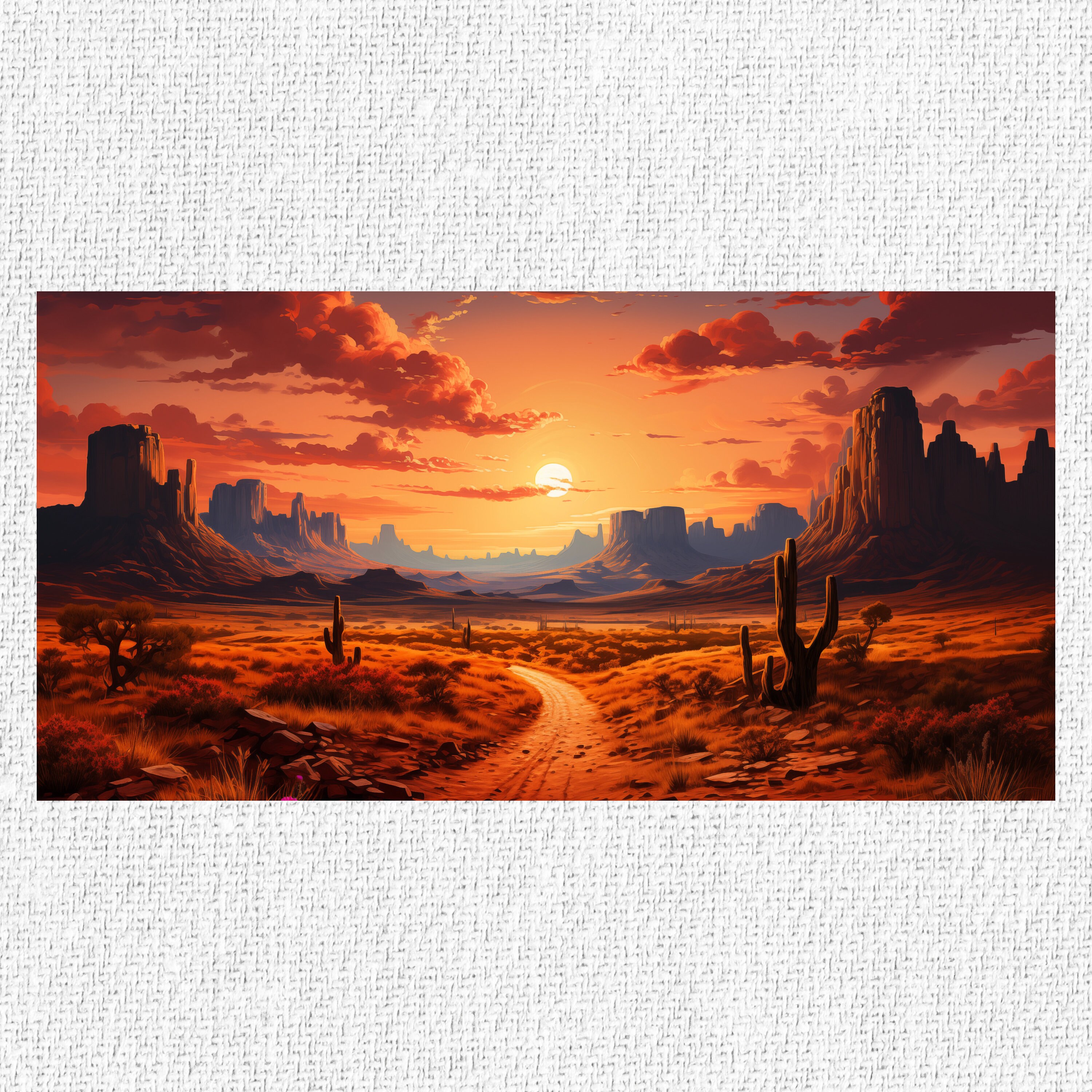 Desert License Plate PNG, Desert License Plate Sublimation Design PNG ...