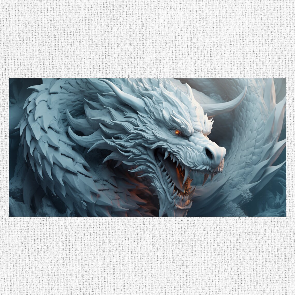 White Dragon License Plate PNG, Ice Dragon License Plate Design PNG ...