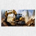 Construction Excavator License Plate PNG, Excavator License Plate ...