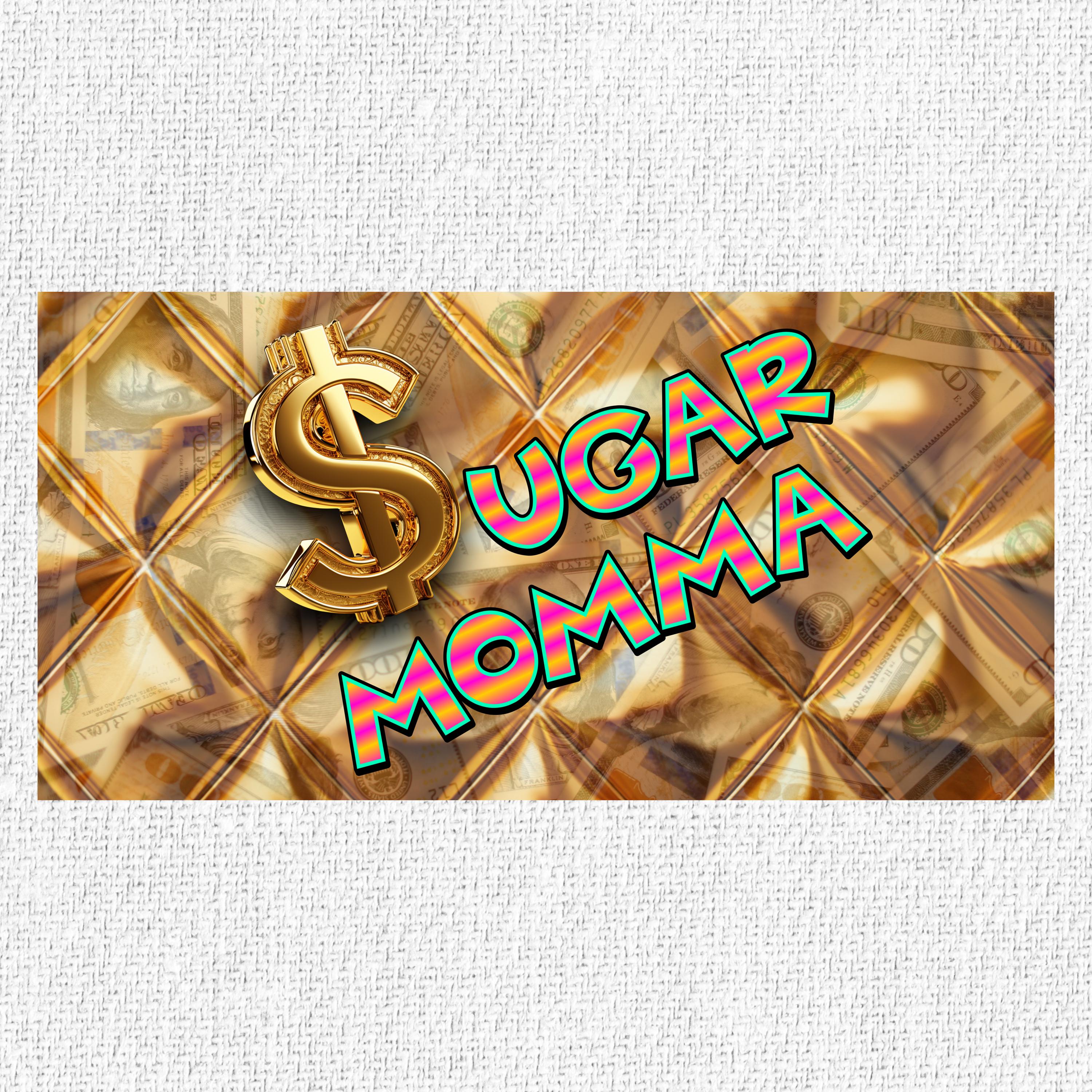 Sugar Momma License Plate PNG, Sugar Mama License Plate Sublimation ...