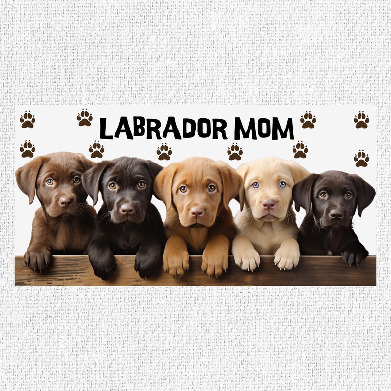 Labrador Mom License Plate PNG, Labrador License Plate Sublimation Design PNG, Dog Lover Digital ...