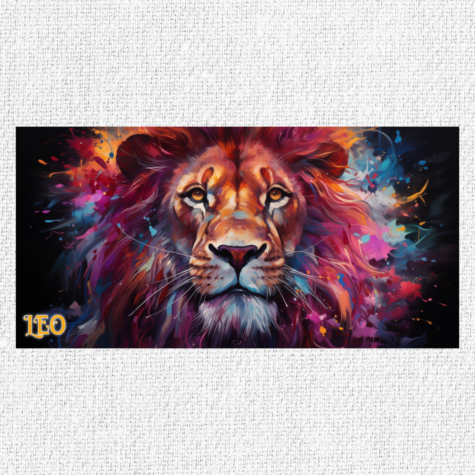 Leo Zodiac Sign License Plate PNG Leo License Plate Design - Etsy