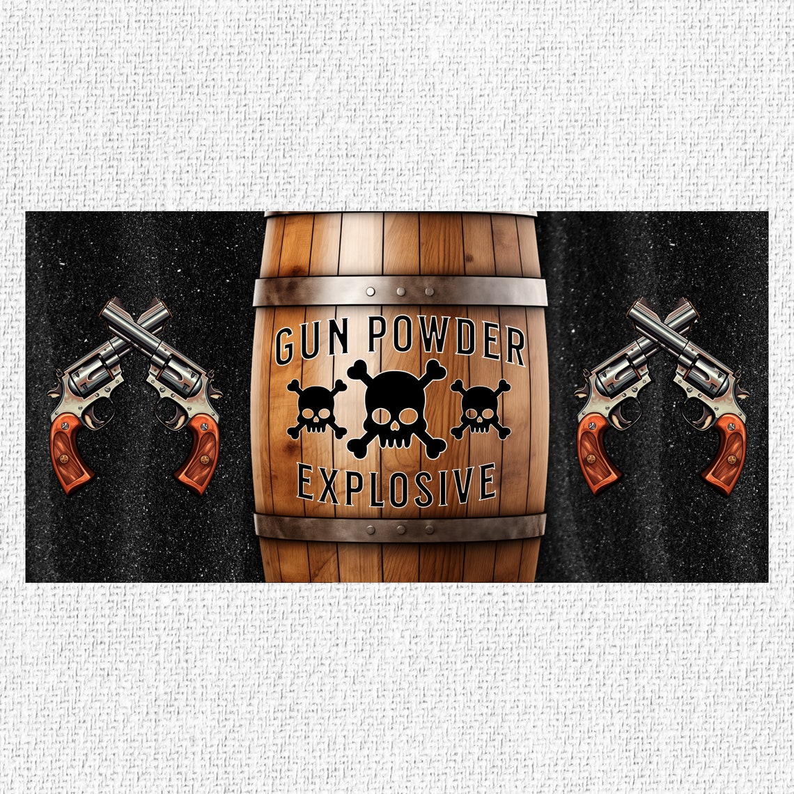 Gun Powder License Plate PNG, Gun License Plate Sublimation Design PNG ...