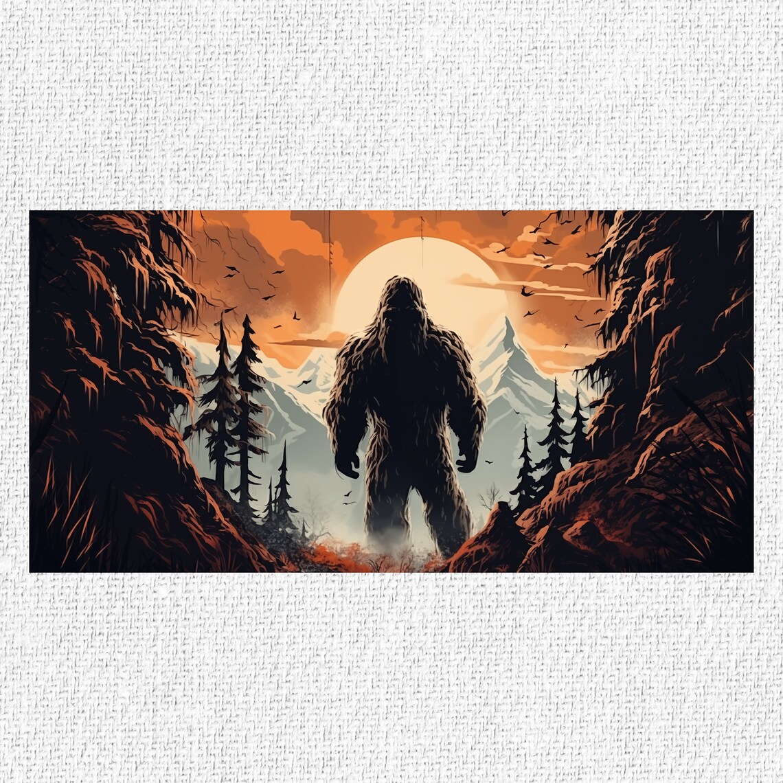 Bigfoot License Plate PNG, Sasquatch License Plate Sublimation Design ...