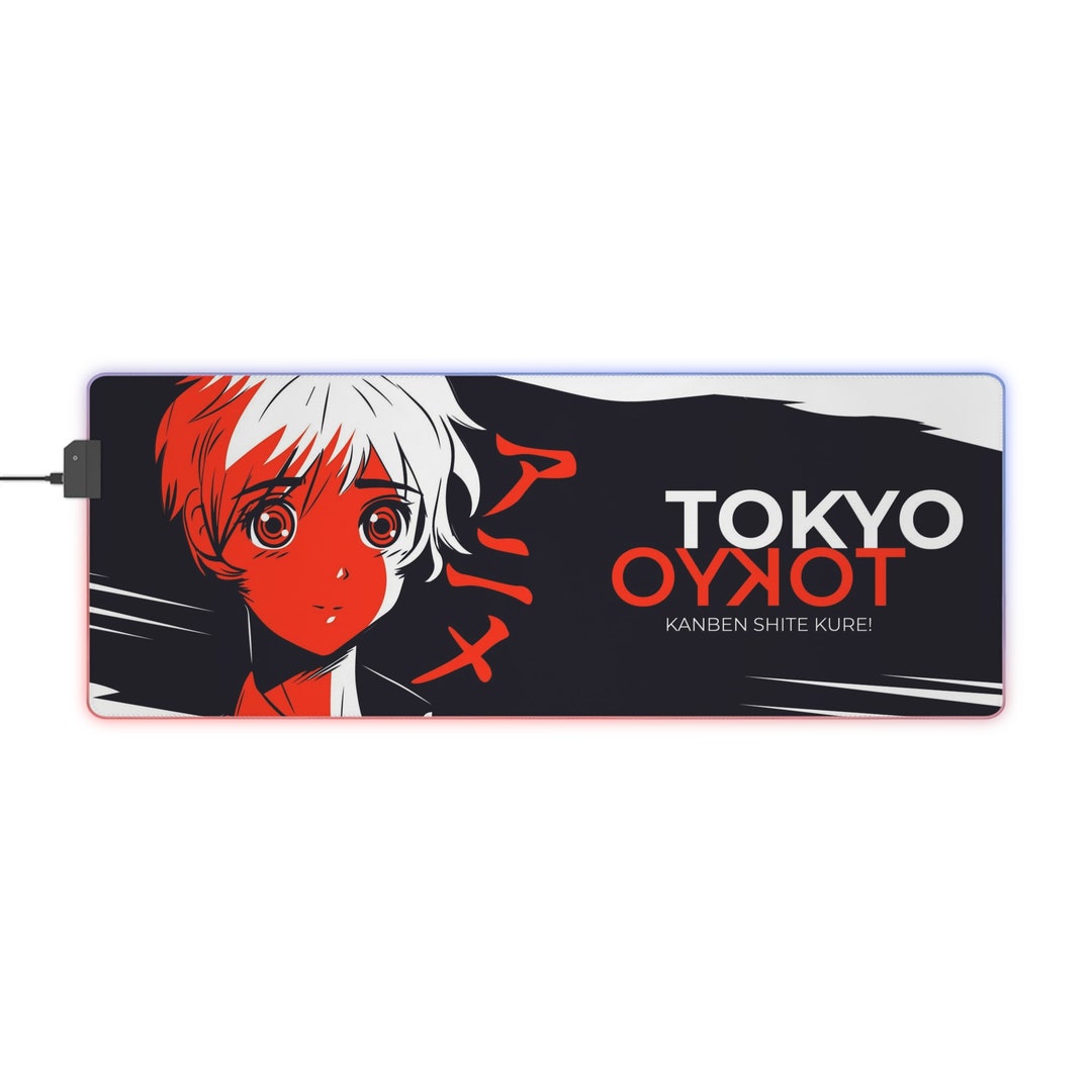 LED Gaming Mouse Pad Tokyo Art - Etsy