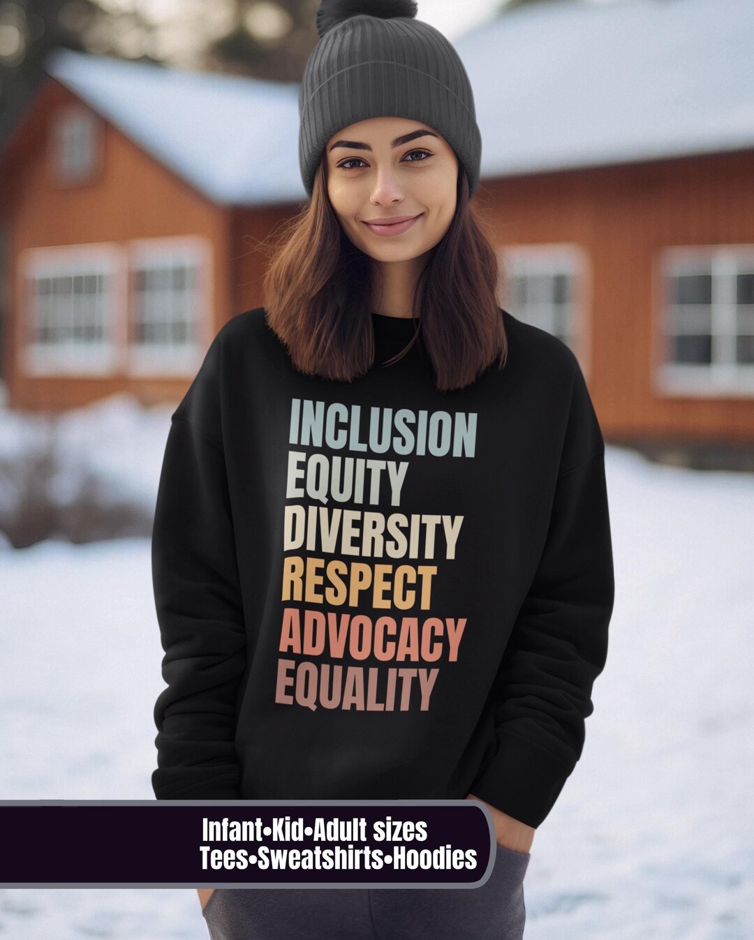 Inclusion Matters Disability Awareness Sweatshirt, Accessibility Rights ...